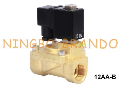 China 3/4'' Water Air Latching Brass Electric Solenoid Valve 6V 12V 24V DC for sale