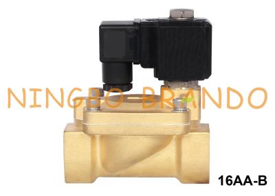 China PTFE Diaphragm Pilot Operated Brass Solenoid Valve 1 Inch 24V 220V for sale