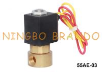 China 1/8'' 2 Way NC Direct Acting Brass Solenoid Valve With FKM Seal for sale