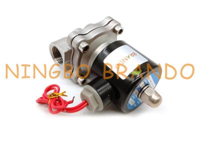 China 2 Way Noramlly Closed 1/2'' 2S160-15 Stainless Steel Solenoid Valve for sale