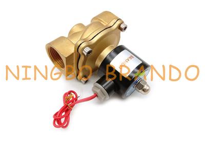 China UW-25 2W250-25 1'' 2/2 Way Semi-Diaphragm Brass Solenoid Valve for sale