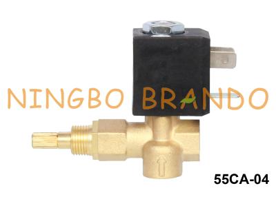 China 1/8'' Flow Adjustable Coal Gas Brass Solenoid Valve For Oven Heating for sale