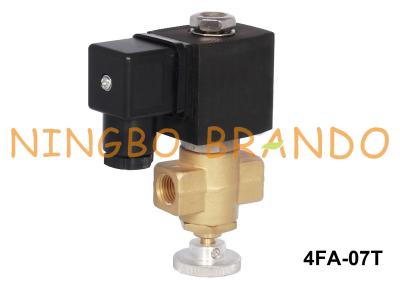 China Coalgas Natural Gas Brass Solenoid Valve Adjustable Flow 1/4'' 24V 220V for sale