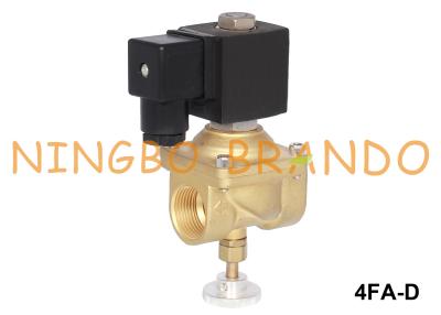 China 3/4'' LPG Natural Gas Brass Solenoid Valve With Manual Override 24V 220V for sale
