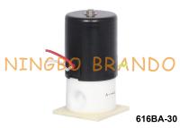 China 1/8'' PTFE Diaphragm Isolation Solenoid Valve 2 Way NC 12VDC 24VDC for sale
