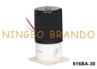 China PTFE Diaphragm Solenoid Operated Isolation Valve 2 Way NC 12V 24V DC for sale