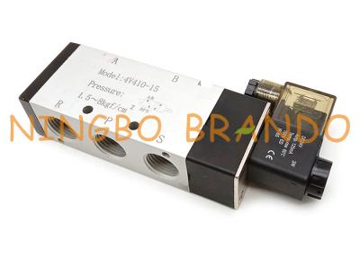 China Airtac Type 4V410-15 5/2 Way Air Control Pneumatic Solenoid Valve for sale