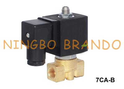 China 1/8'' 1/4'' 3 Way Water Air Brass Solenoid Valve 12V 24V 110V 220V for sale