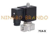 China 3 Way NC Stainless Steel Solenoid Valve 1/8'' 1/4'' 12VDC 24VDC 110VAC 220VAC for sale