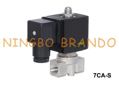 China 3 Way NC Stainless Steel Solenoid Valve 1/8'' 1/4'' 12VDC 24VDC 110VAC 220VAC for sale