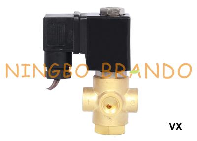 China 3 Way Universal Brass Solenoid Valve 1/8'' 1/4'' 12V 24V 110V 120V 220V 230V for sale
