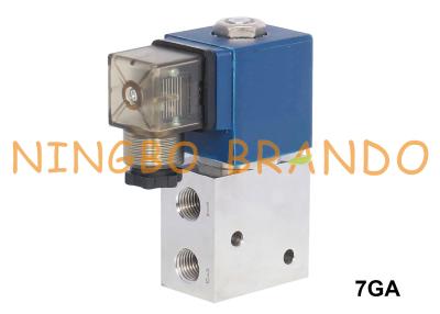 China 1/4'' 3-Way Direct Acting Stainless Steel Solenoid Valve Normally Closed for sale