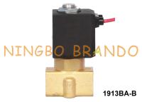 China Water Air Small Brass Electric Solenoid Valve 2-Way NC Direct-Operated for sale