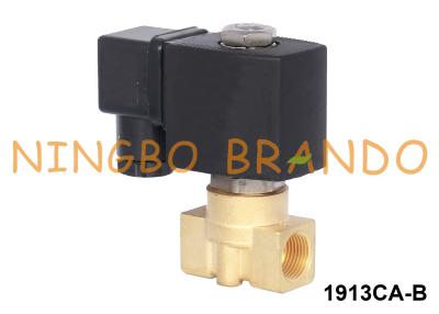 China 1/4'' 2 Port Direct Operated Brass Solenoid Valve Water Air 24V 220V for sale