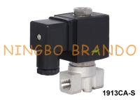 China 1/4'' Direct Operated Water Air Stainless Steel Solenoid Valve Two Ways for sale