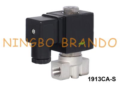 China 1/4'' Direct Operated Water Air Stainless Steel Solenoid Valve Two Ways for sale