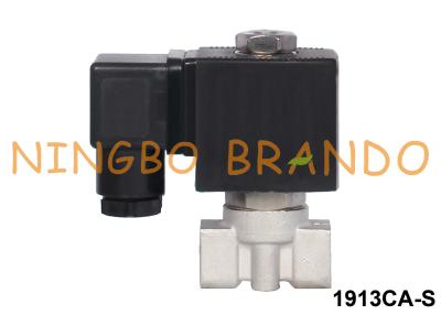 China 3/8'' Two Way Normally Closed Solenoid Valve Stainless Steel Water Air for sale