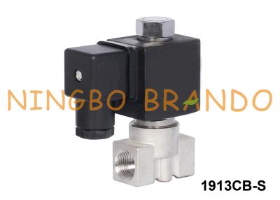 China 2 Way Normally Open Stainless Steel Solenoid Valve Water Air 1/8'' 24V 220V for sale