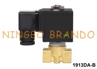 China 3/8 Inch Brass Water Electric Solenoid Valve 2/2 Way Normally Close for sale