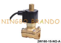 China Normally Open Brass Solenoid Valve Waterproof IP68 1/2'' 24V 220V for sale