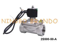 China 2'' Waterproof IP68 Fountain Stainless Steel Solenoid Valve 24VDC 220VAC for sale