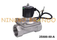 China Waterproof IP68 Stainless Steel Water Solenoid Valve 2 Inch 24VDC 220VAC for sale
