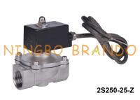 China 1'' Explosion Proof Stainless Steel Solenoid Valve 12V 24V 110V 220V for sale