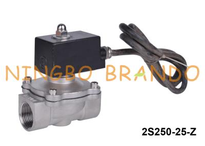 China 1'' Explosion Proof Stainless Steel Solenoid Valve 12V 24V 110V 220V for sale
