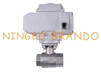 China 1 Inch Threaded Electric Actuator Two Piece Ball Valve Stainless Steel for sale