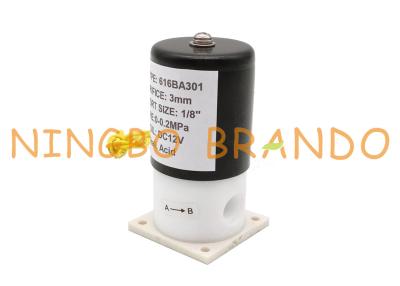 China PTFE Solenoid Operated Isolation Valve For Clinical Diagnostic Analyzer for sale