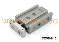 China Double Rod Guide Air Cylinder Pneumatic CXSM6-10 SMC Type for sale