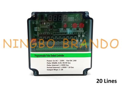 China 20 Lines Industrial Dust Collector Timer Controller For Pulse Jet Valve for sale