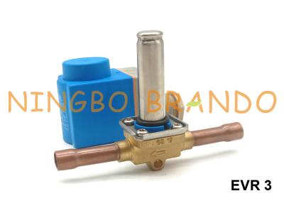China EVR 3 NC 032F1204 3/8'' Danfoss Type Refrigeration Solenoid Valve 220V for sale