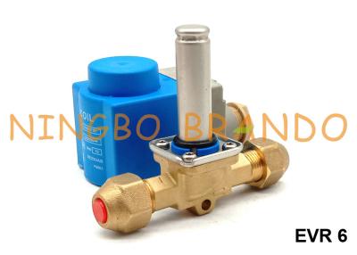 China EVR 6 NC 032F8072 3/8'' Danfoss Type Solenoid Valve Refrigeration 220V for sale