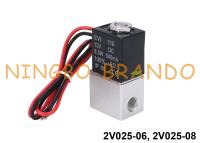 China Airtac Type 2/2 Way Solenoid Air Valve 2V025-06 2V025-08 24V 220V for sale