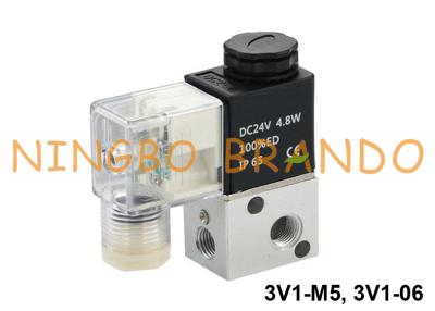 China 3V1-M5 Airtac Type 3/2 Way Solenoid Air Valve 220VAC 110VAC 24VDC 12VDC for sale