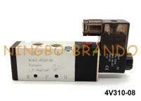 China 4V310-08 Airtac Type Pneumatic Air Solenoid Valve 5/2 Way 24V 220V for sale
