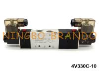 China 4V330C-10 Airtac Type Pneumatic Solenoid Air Valve 5 Port 3 Psotition 220V for sale