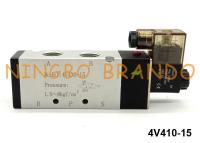 China 4V410-15 Airtac Type Pneumatic Electric Solenoid Valve 5/2 Way 220V for sale