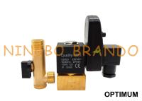 China Jorc Type Timer Auto Drain Solenoid Valve For Air Compressor 220V for sale