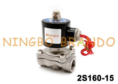 China SUW-15 2S160-15 G1/2 230V Stainless Steel Solenoid Valve for sale