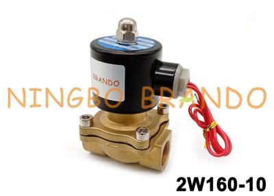 China DC24V AC110V AC220V UW-15 2W160-15 1/2 Inch NC Brass Solenoid Valve for sale
