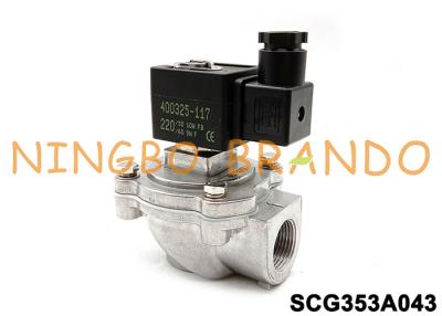 China SCG353A043 3/4'' Right Angle Diaphragm Valve DC 24V AC 220V for sale