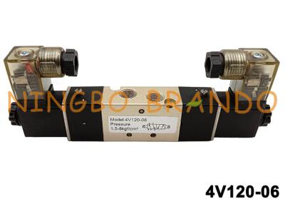 China 4V120-06 Airtac 5/2 Pneumatic Solenoid Air Valve 24VDC 220VAC for sale