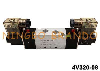 China 4V320-08 Airtac Type Pneumatic Air Control Valve 4V320-1/4 24V 220V for sale