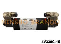 China 4V330C-10 Airtac Type 3/8 '' Pneumatic Solenoid Valve Close Center 220V for sale