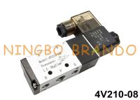 China 4V200 Series Single Solenoid Air Control Valve 4V210-08 1/4'' for sale