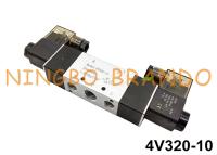China 4V320-10 3/8'' Pneumatic Solenoid Valve 5/2 Way 24VDC 220VAC for sale