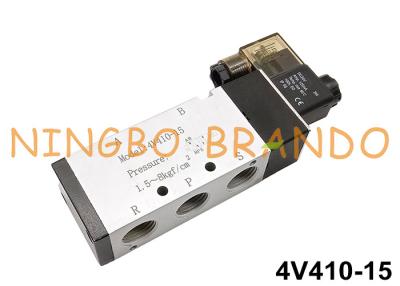 China Internally Piloted Acting Pneumatic Solenoid Air Valve 1/2'' 4V410-15 for sale