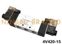 China 4V420-15 Double Solenoid Pneumatic Air Valve 1/2